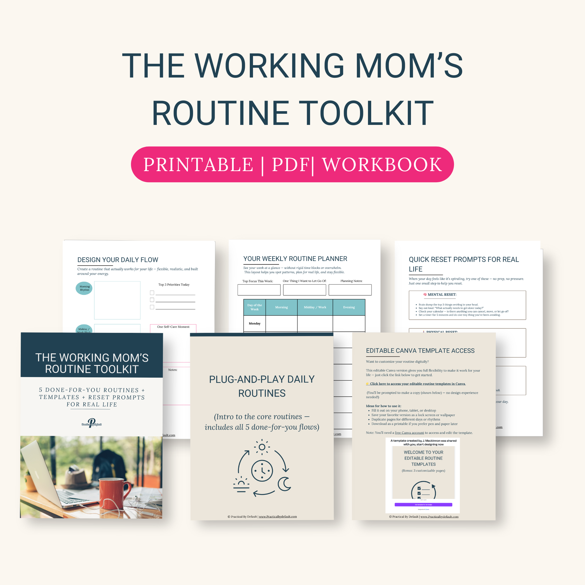 The Working Mom’s Routine Toolkit - Practical by Default Shop